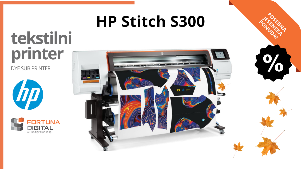 Razmišljate o investiciji u tekstilni pisač? HP Stitch S300 nikada nije ...