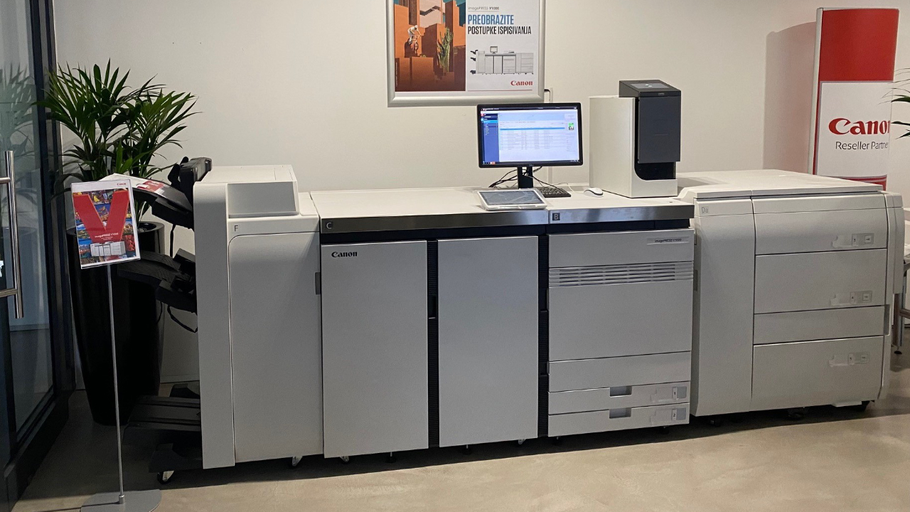 U Kopitehni predstavljen Canon imagePRESS V1000 • Print Magazin
