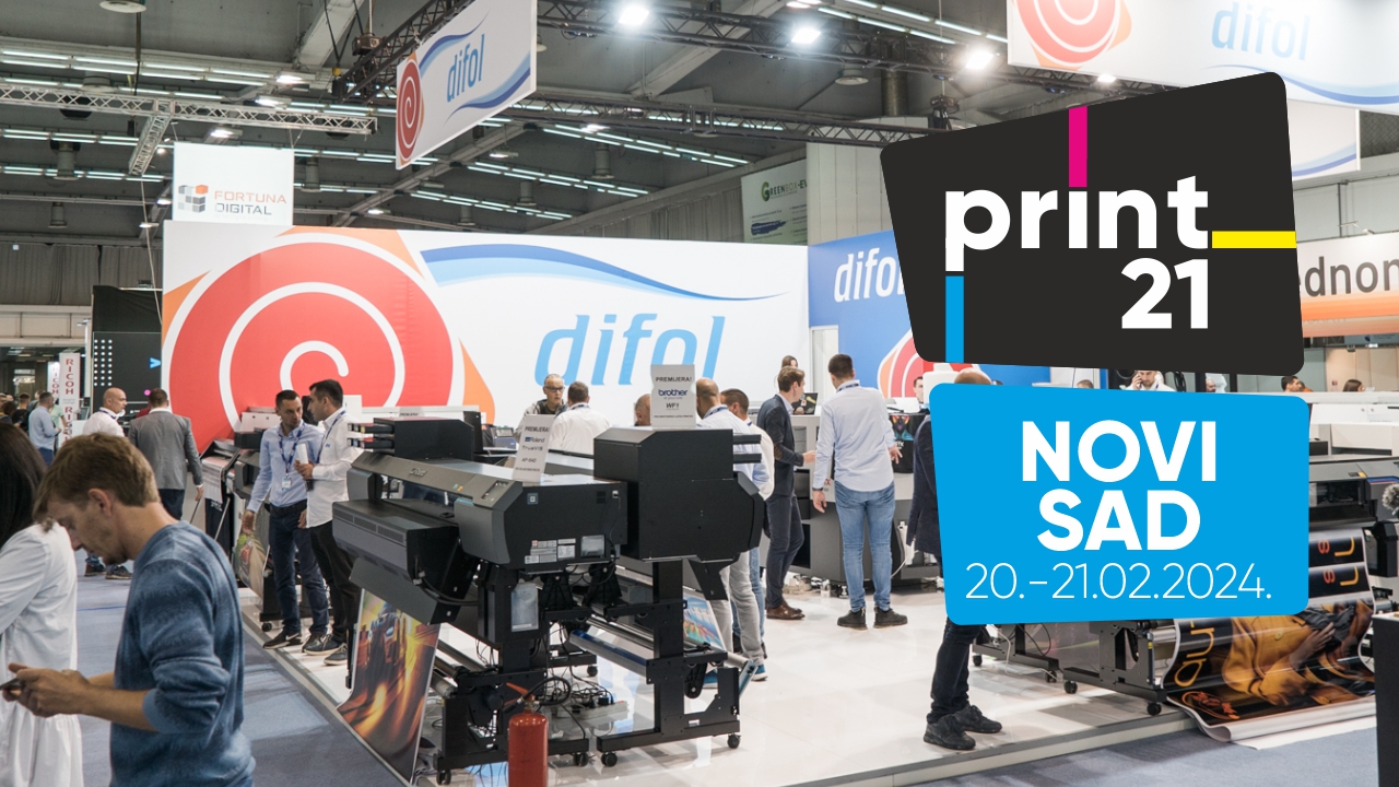 Difol Zlatni partner sajma Print21 u Novom Sadu • Print Magazin
