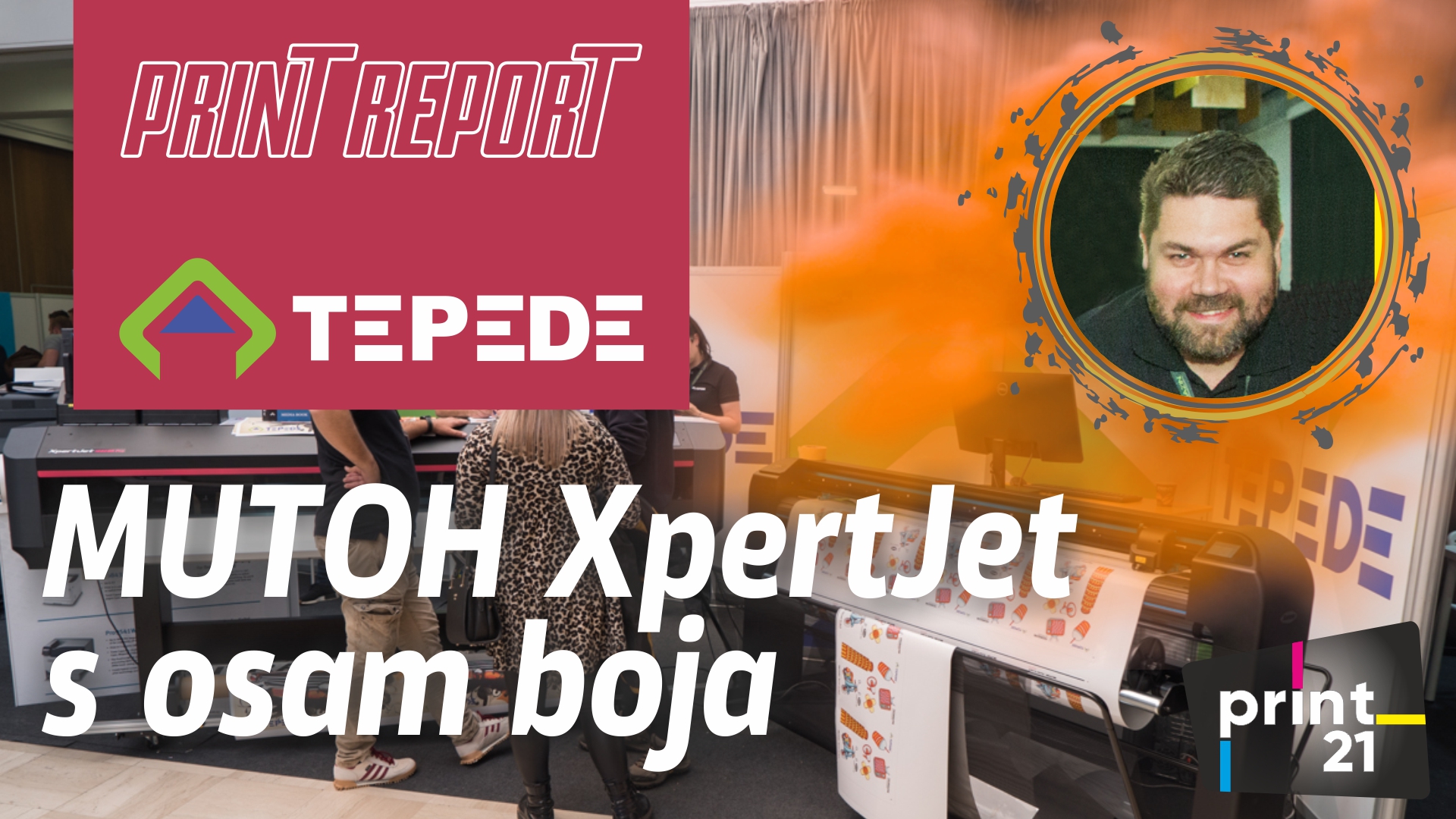 Mutoh XpertJet kreativac s osam boja uključujući narančastu • Print Magazin