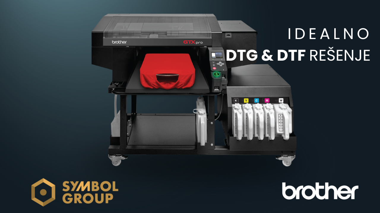 Brother GTX Pro Bulk, najsveobuhvatnije DTG i DTF rešenje • Print Magazin