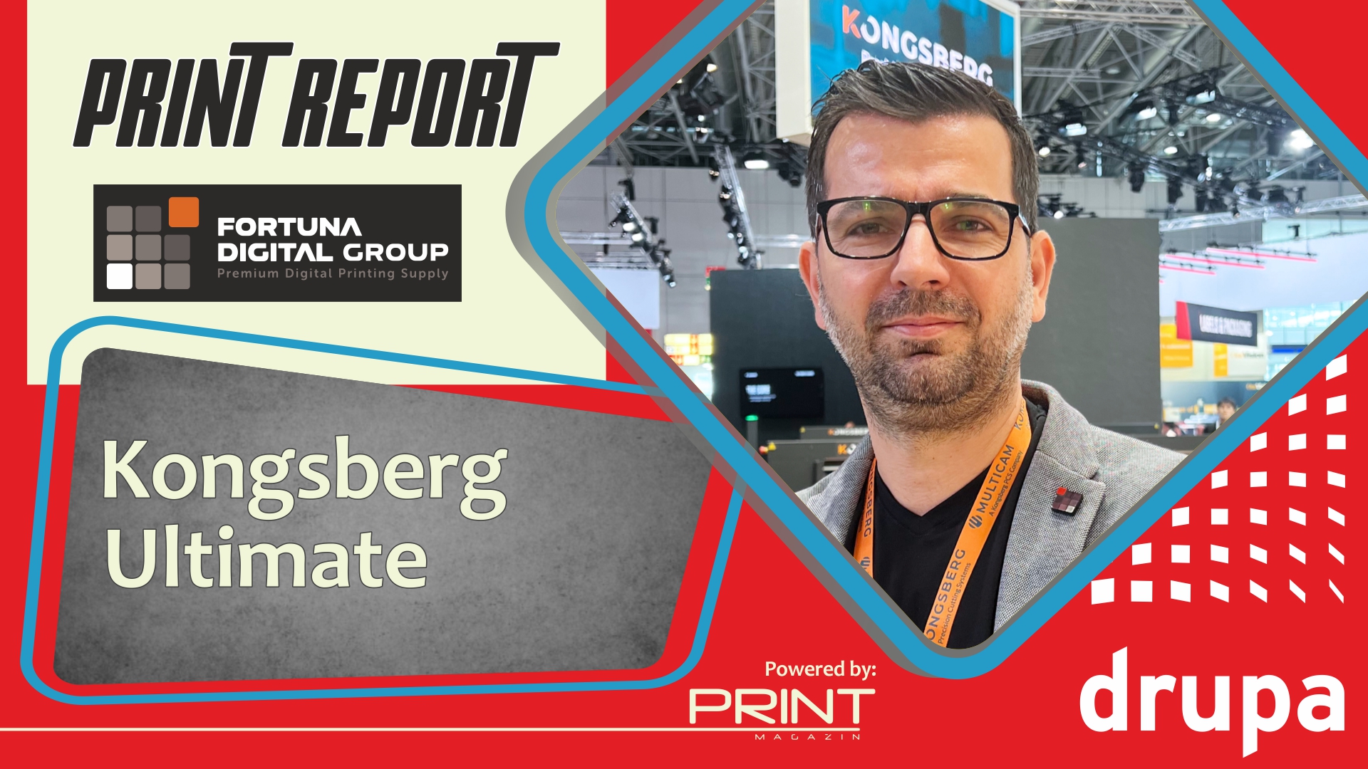 Print Report drupa 2024: Fortuna Digital - Kongsberg • Print Magazin